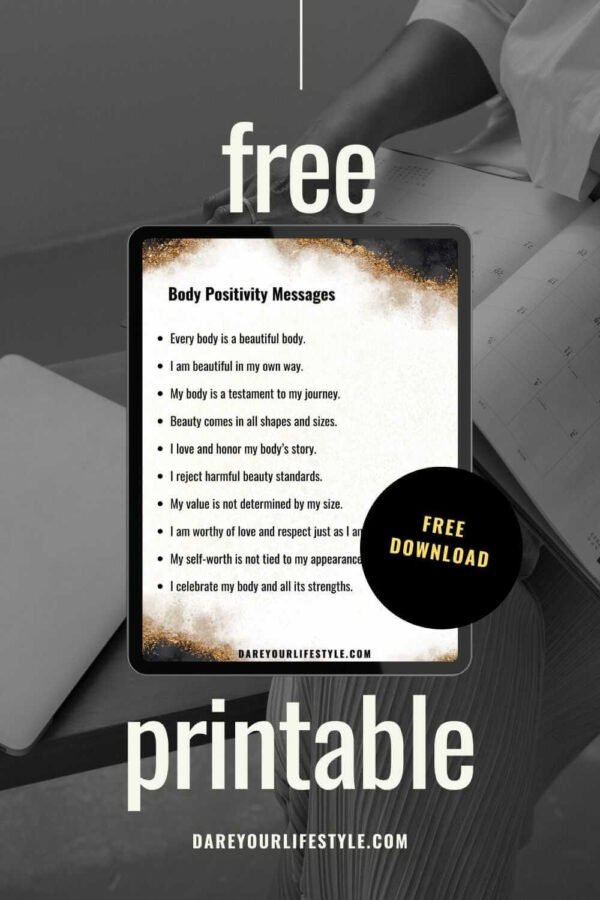 90 Empowering Positive Body Image Affirmations | Dare Your Lifestyle