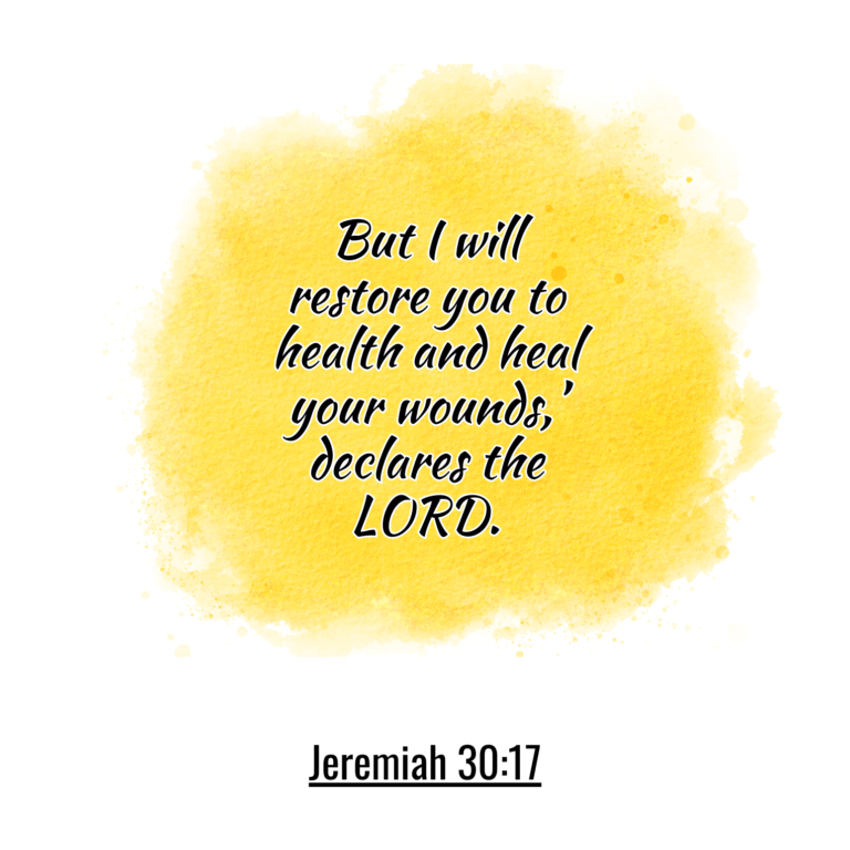 12 Free Printable Bible Verses On Healing | Dare Your Lifestyle