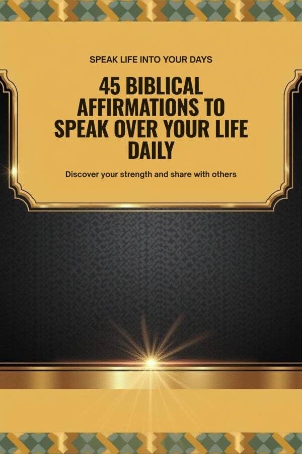 45 Powerful Biblical Affirmations To Speak Over Your Life Daily | Dare ...
